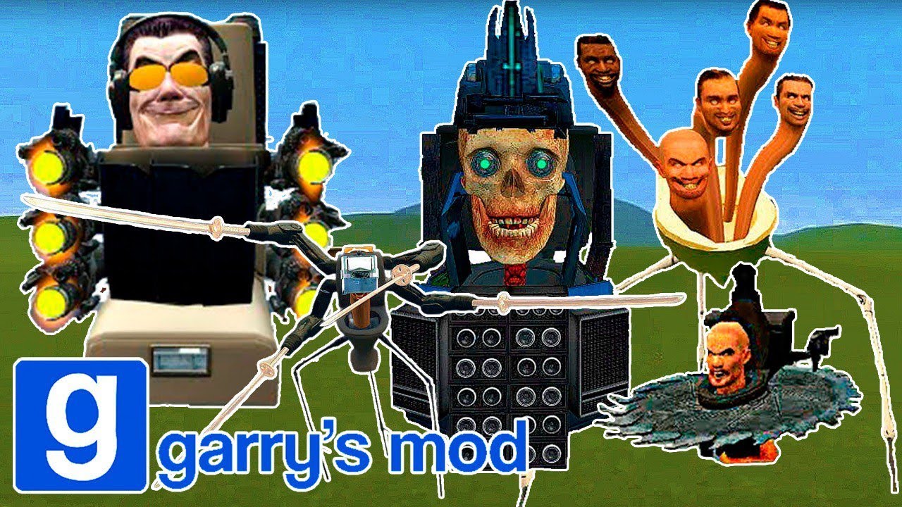 SKIBIDI TRASH SCIENTIST VS CAMERA SPIDER IN GARRYS MOD! - YouTube