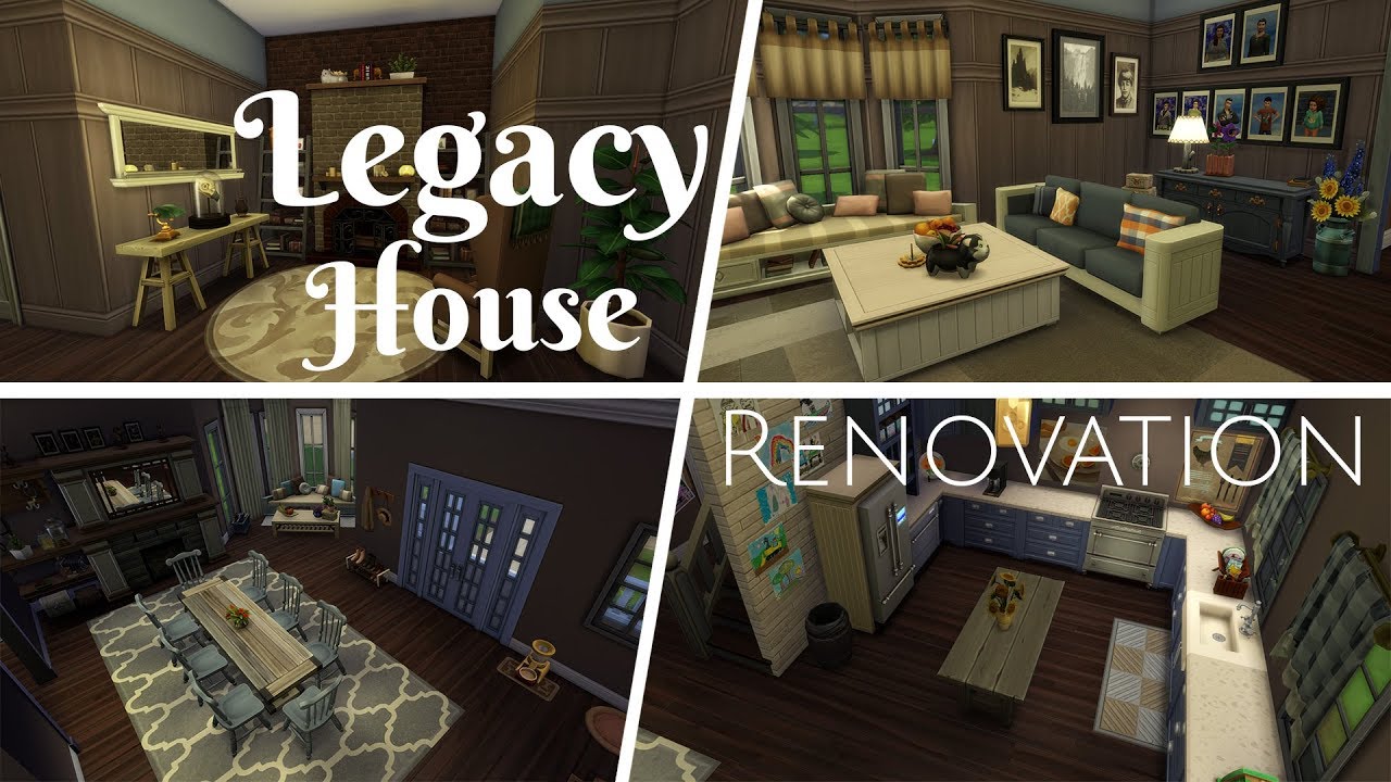 The Sims 4 | Legacy Challenge | House Renovation - YouTube
