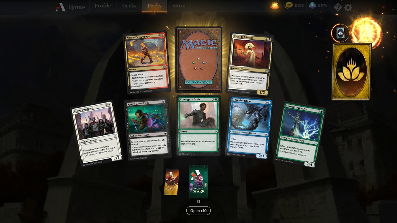 MTG Arena - 60 Boosters - "War of the Spark" - Open - YouTube