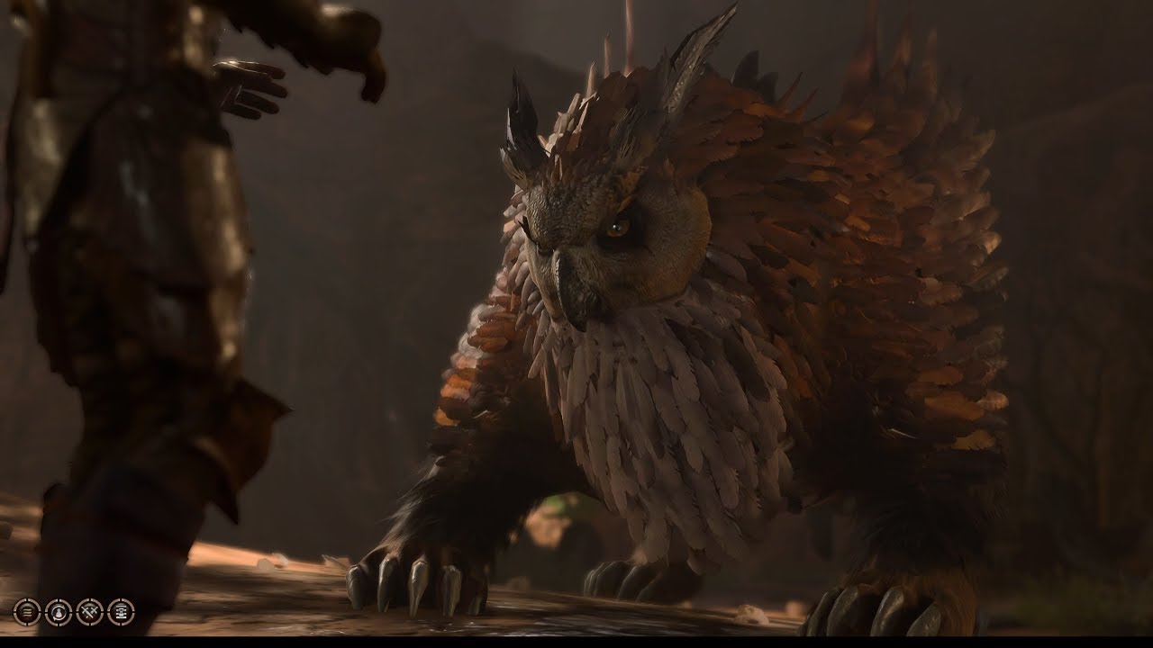 BG3: Honor Mode. Owlbear Fight to recruit the cub - YouTube