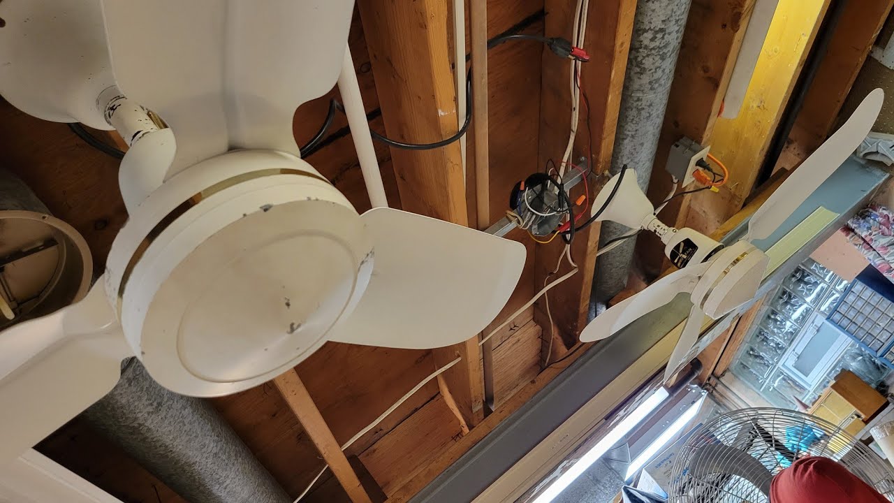 Envirofan Gold Line 36" Industrial Ceiling Fans - YouTube