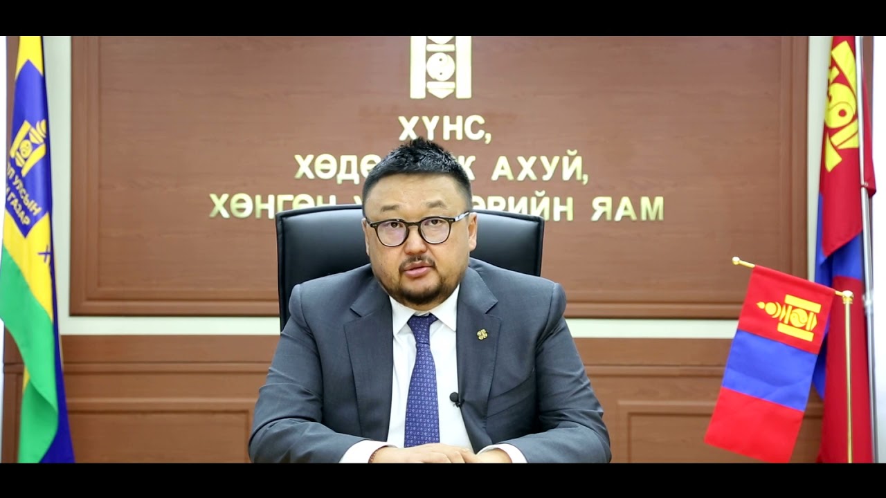 The greeting from Mr. Z.Mendsaikhan, Minister for Food, Agriculture and ...