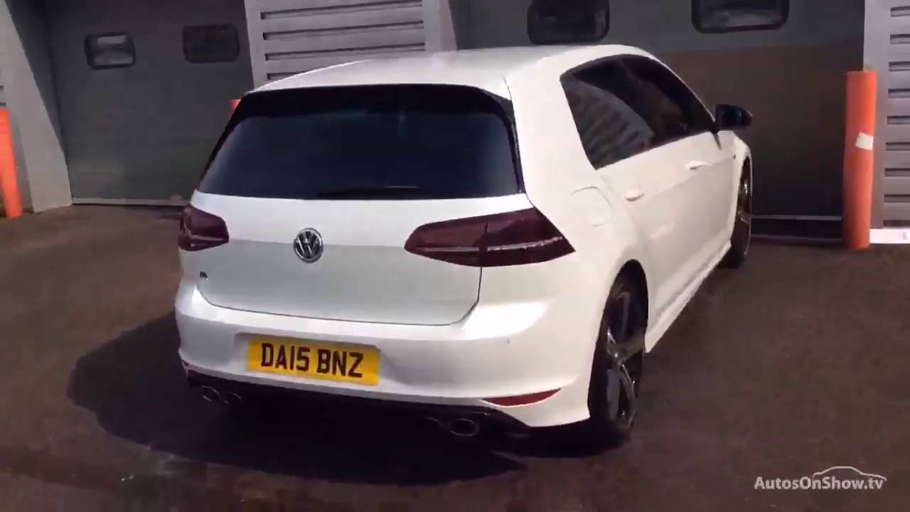 VOLKSWAGEN GOLF R WHITE 2015 - YouTube