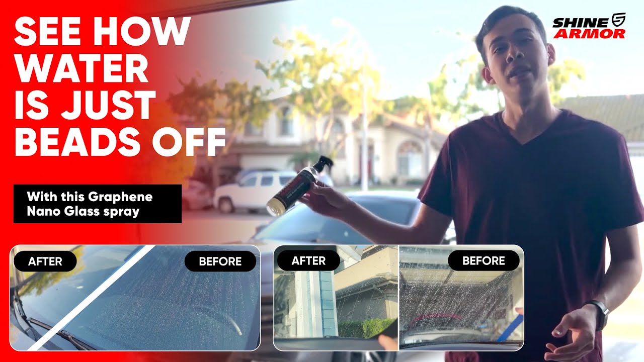 Graphene Ceramic Nano Glass Coating | Ultimate Glass Protection | Video ...