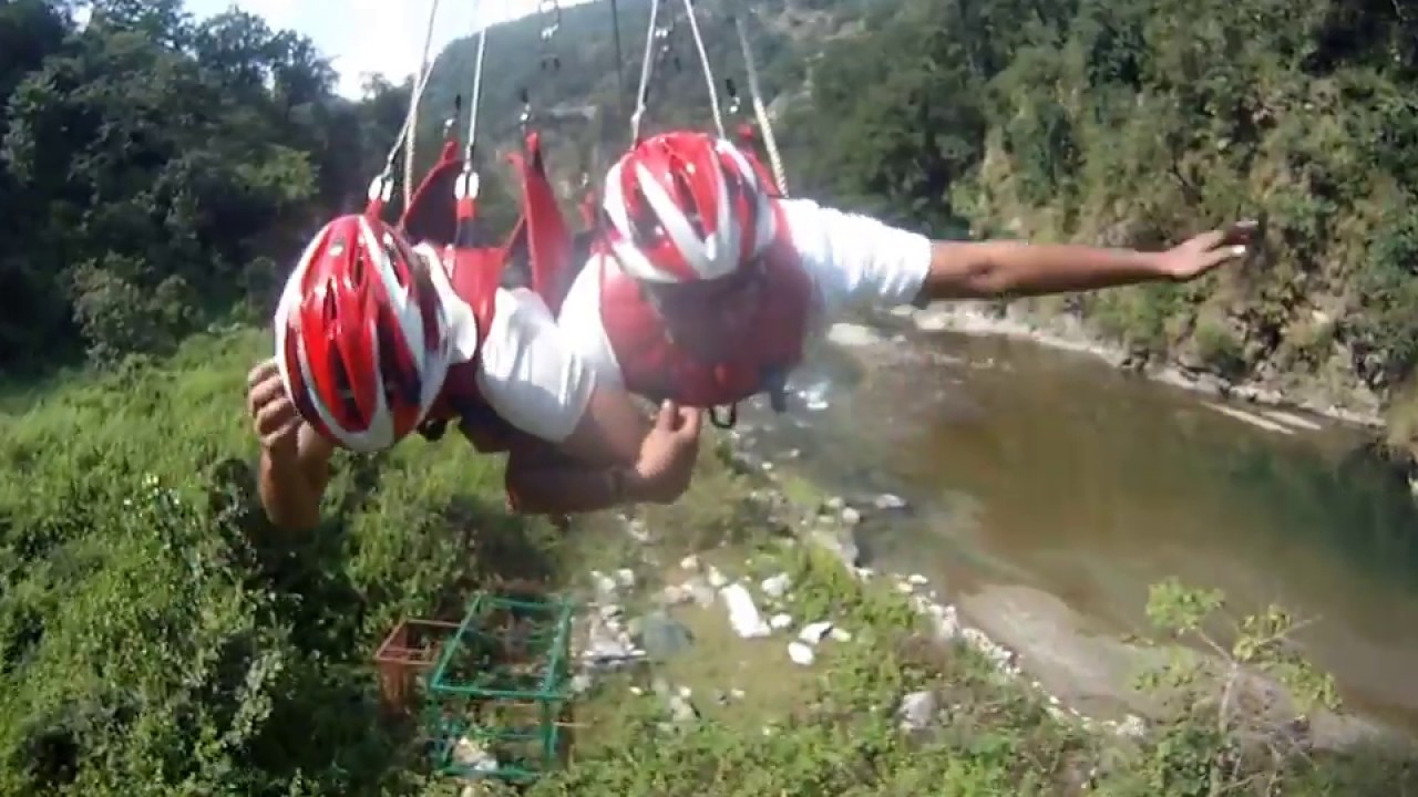 Flying Fox at Rishikesh- Asia’s Longest 1 km - YouTube