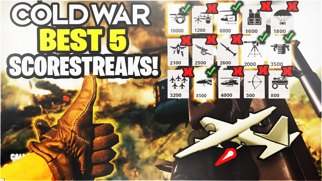 Black Ops Cold War: BEST 5 SCORESTREAKS for the MOST KILLS in Call of ...