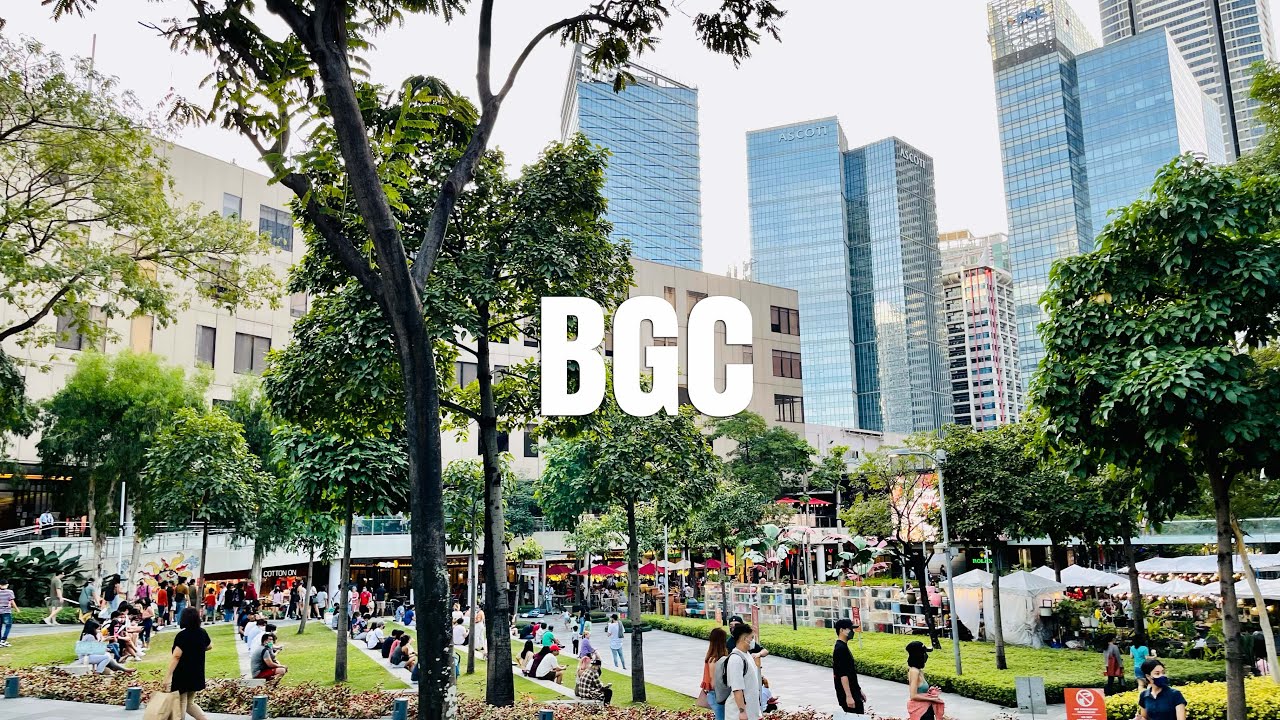 [4K] Bonifacio Global City (BGC) Sunday Afternoon Walk | Forbes Town ...
