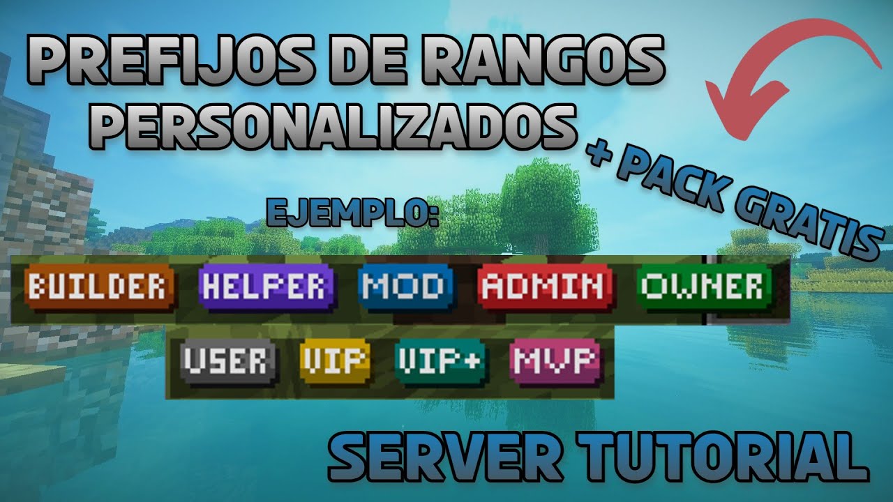 Minecraft: Como hacer carteles de prefijos de rangos personalizados ...