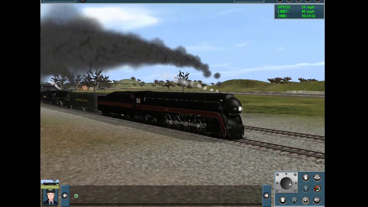 n&w 611 and nkp 587 double head run on trainz 12 - YouTube