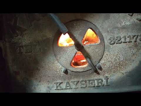 Kalorifer kazanı (kömürlü) nasıl yakılır...How to burn a heating boiler (with coal) ...