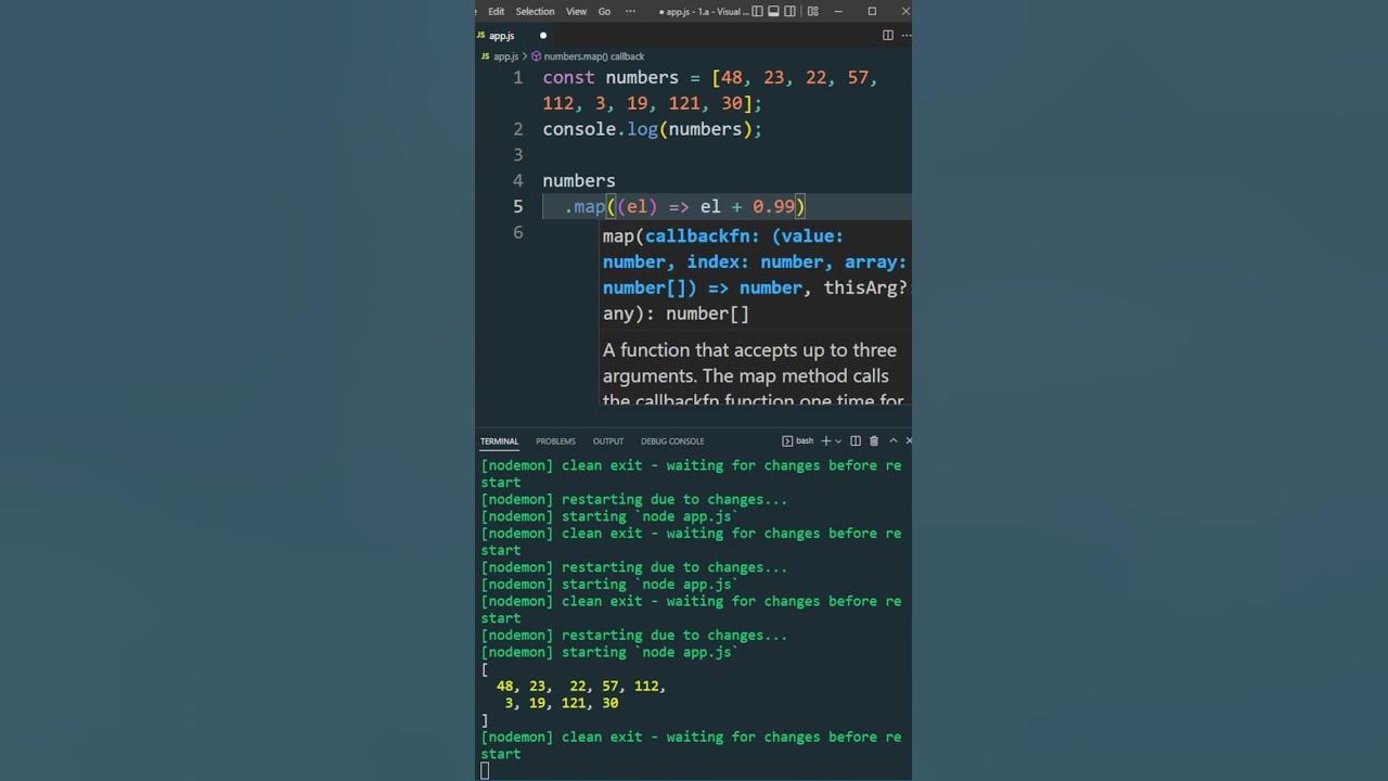 Javascript Chaining Array Methods Shorts Youtube