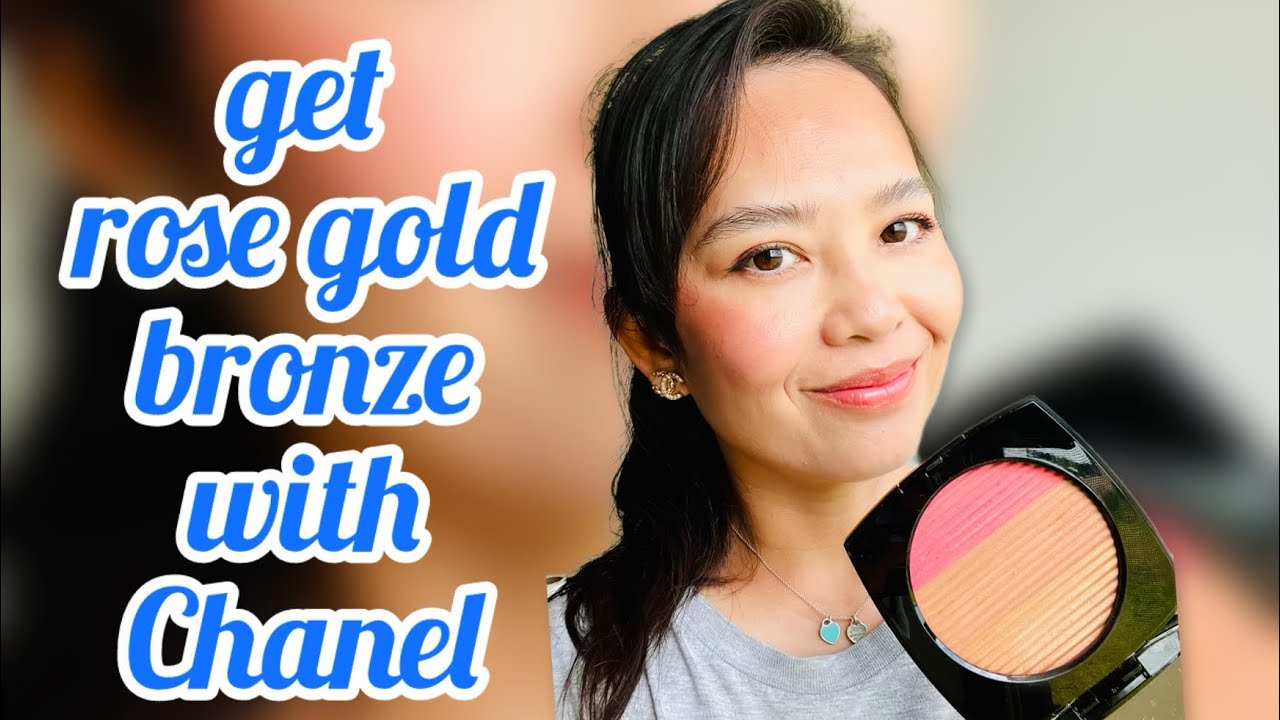 New Chanel Medium Rose Gold Les Beige bronze GRWM look - first ...