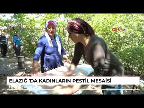 ELAZIĞ ’da kadınların pestil mesaisiELAZI DA KADINLARIN PESTIL MESAISI 384730 832650