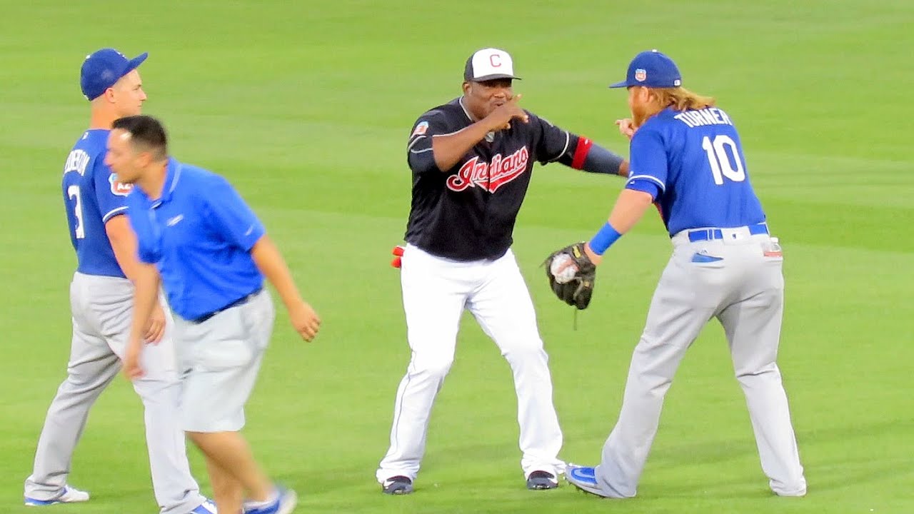 Juan Uribe Reunion with Kike, Justin, Joc, Van Slyke... - YouTube