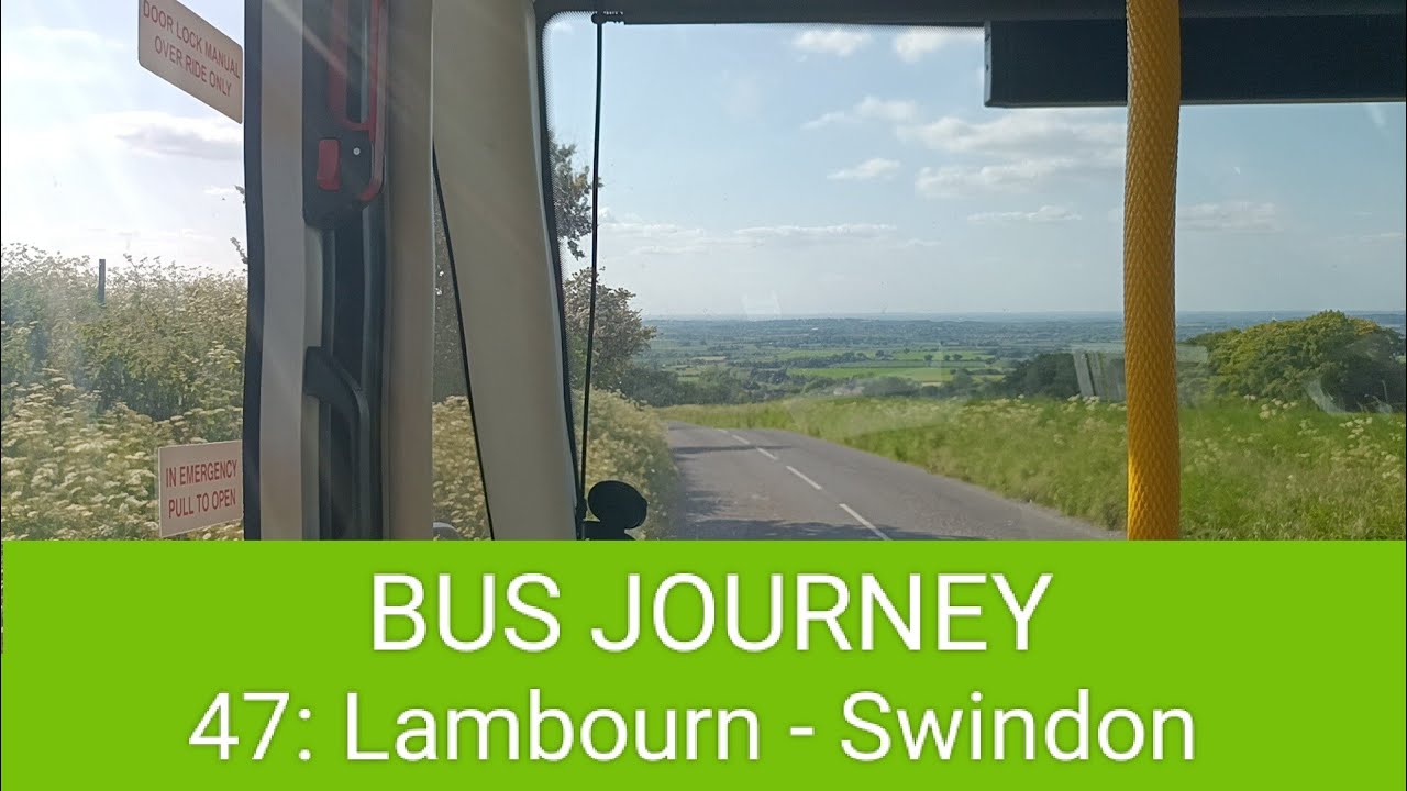 🇬🇧 BUS JOURNEY (TIMELAPSE) | West Berkshire Council Services 47 ...