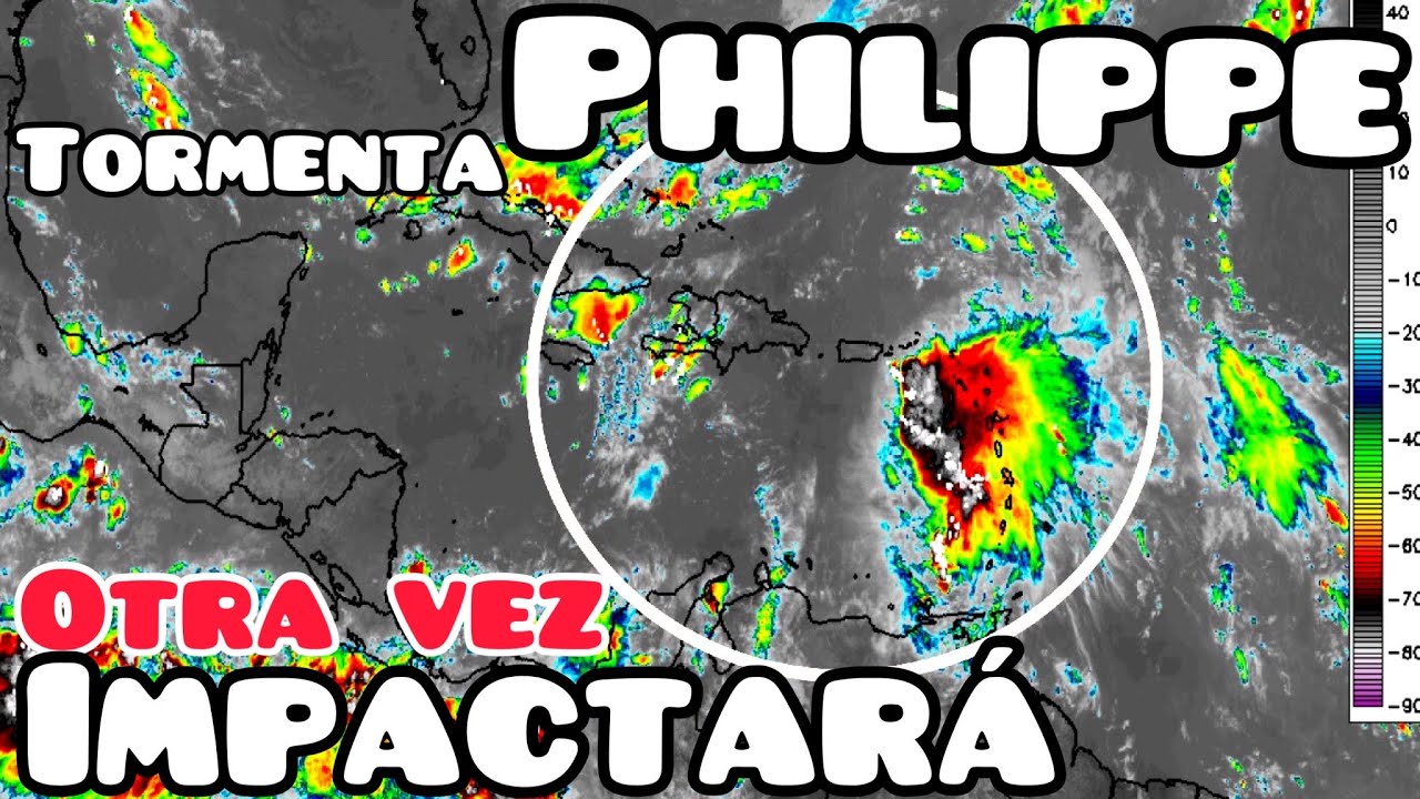 Tormenta Philippe impactará otra vez con lluvias fuertes - YouTube