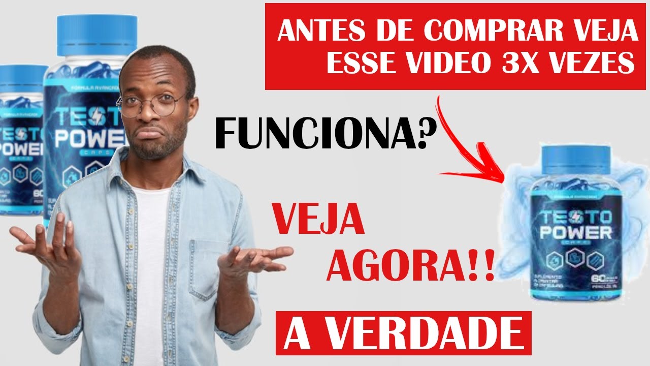 TESTO POWER CAPS FUNCIONA? Testo power caps AUMENTA MESMO? TESTO POWER ...