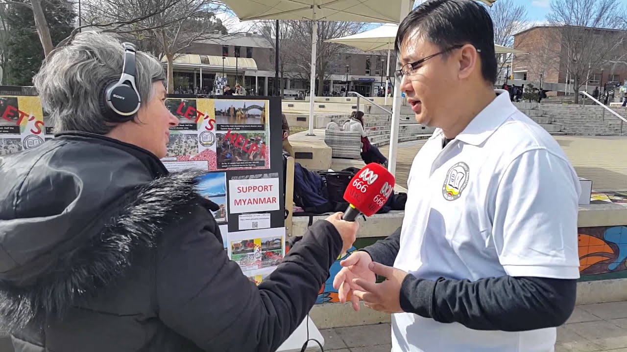 666 radio's interview with Ko Chit Win for flood victims in Myanmar in ...