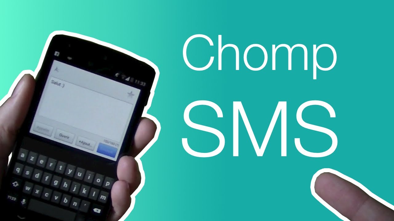 La meilleure application de messagerie sur Android | ChompSMS - YouTube