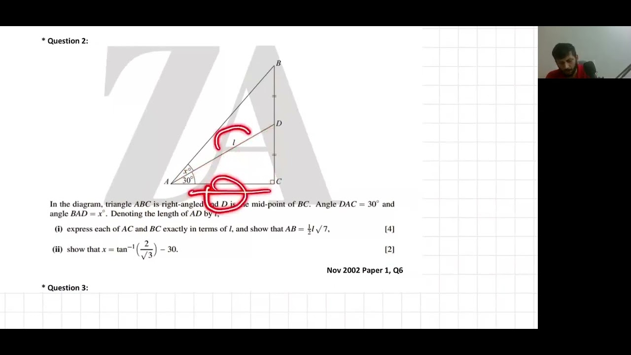 As Math 9709 Trignometry Class 8 Youtube 0760