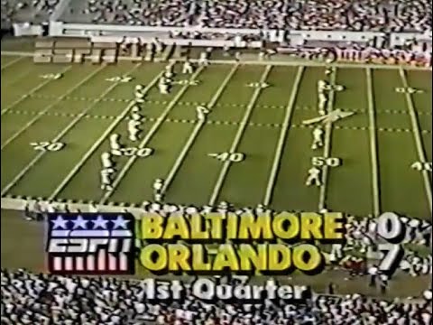 1985 USFL Week 13 - Stars vs. Renegades - YouTube