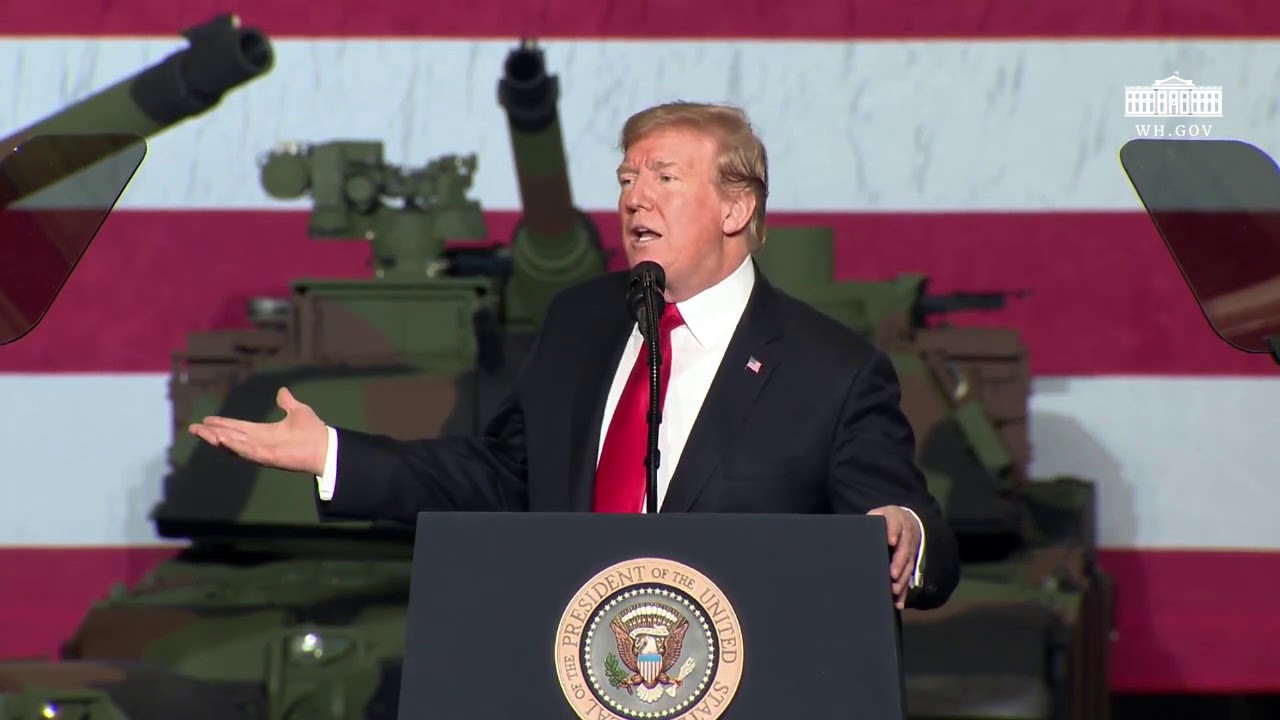 Speech: Donald Trump Delivers Remarks at the Army Tank Plant in Lima ...