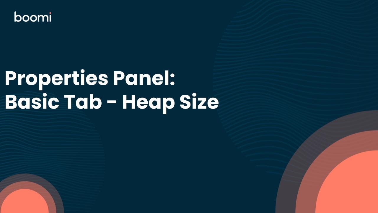 Properties Panel: Basic Tab - Heap Size - YouTube