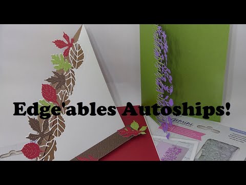 HSN Crafter's Companion Autoships: Floral Border Dies & Nature's ...