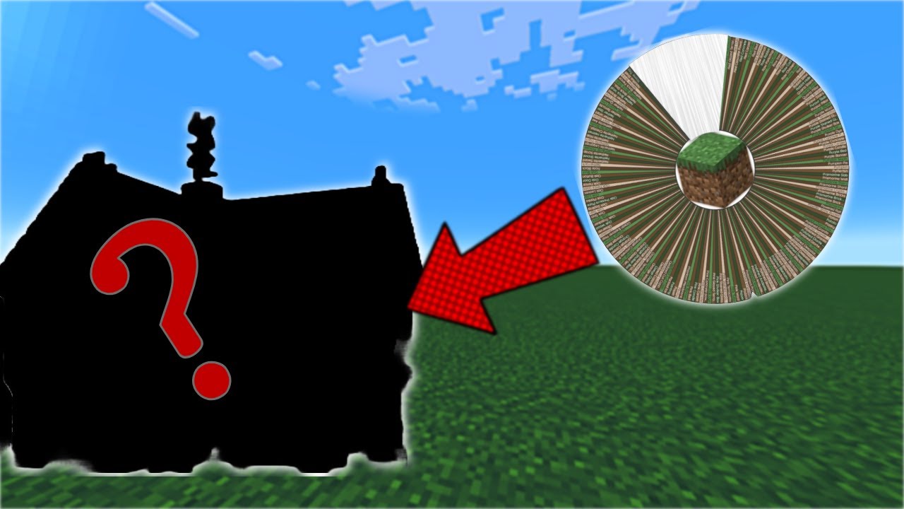 Minecraft Builds But The Blocks Are Random - YouTube