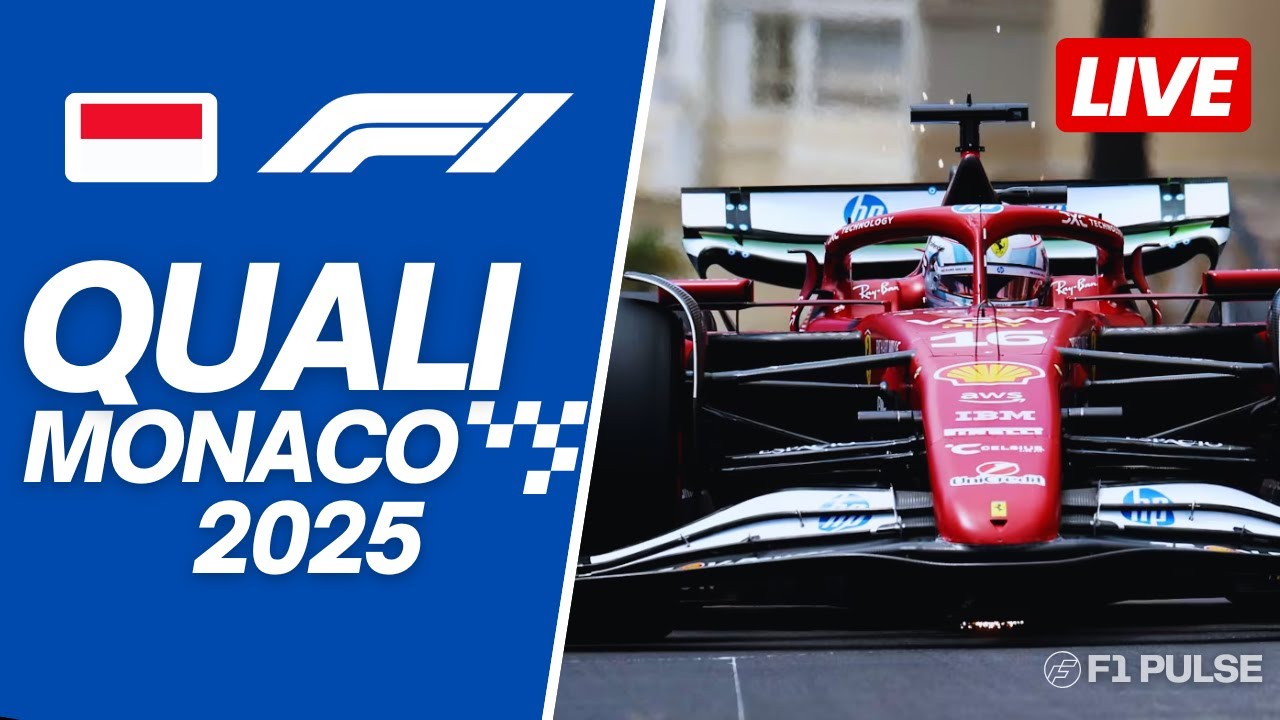 🔴F1 LIVE - Monaco GP QUALI - Commentary + Timing - YouTube