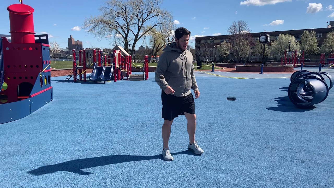 SINGLE LEG ROTATIONAL BROAD JUMP - YouTube