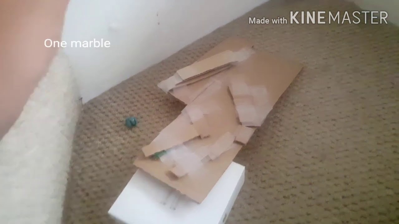 Epic cardboard marble run - YouTube
