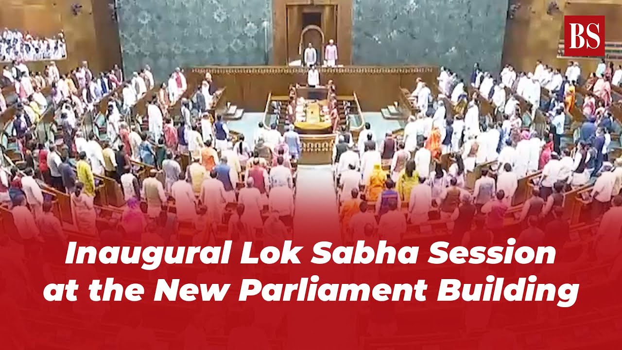 Inaugural Lok Sabha Session at the New Parliament Building - YouTube