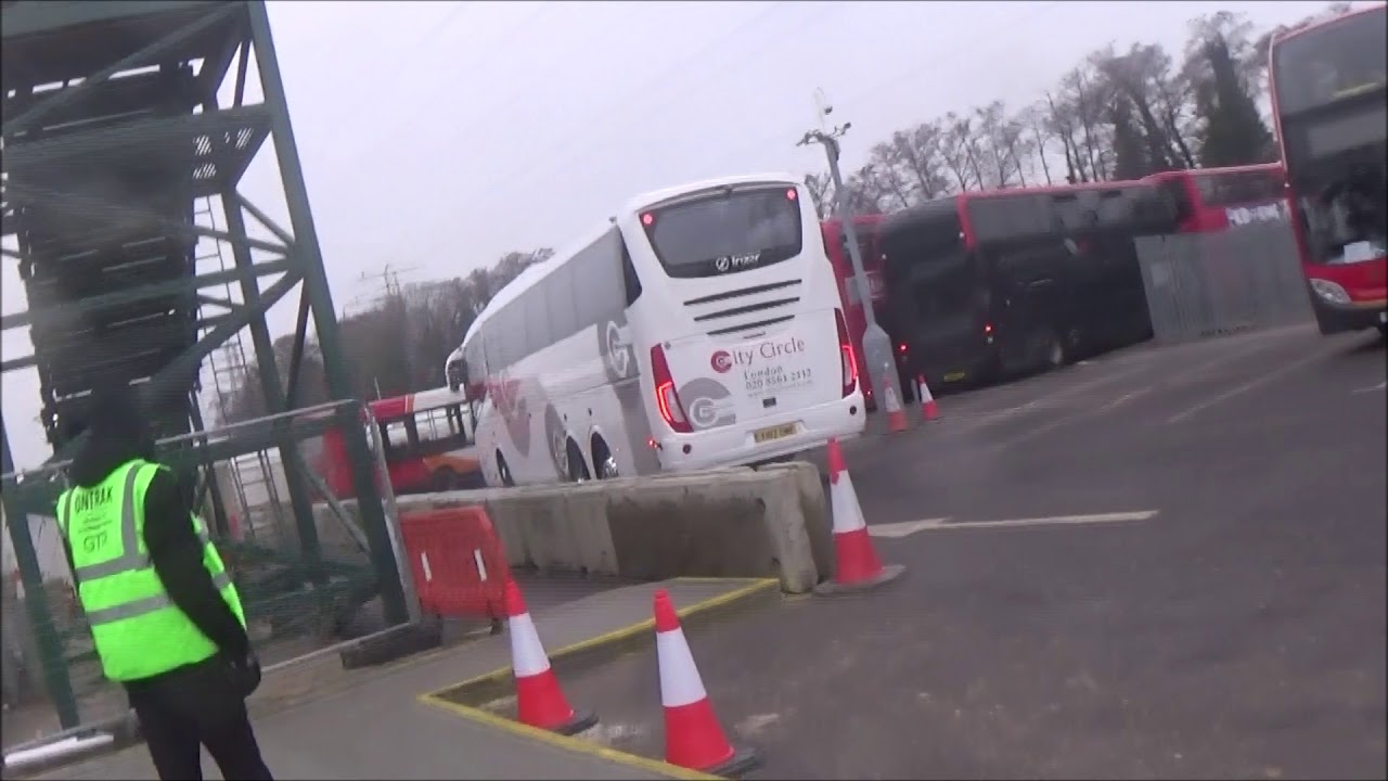 Rail Replacement Bus Services outside Three Bridges Station, 16th ...