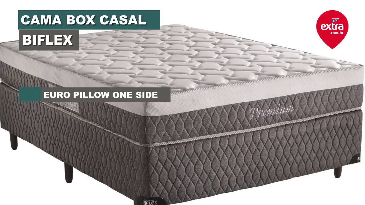 Conheça a Cama Box Casal Biflex Colchão Casal Biflex Premium Extra ...