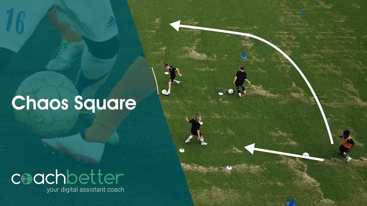 Chaos Square ⚽ | Warm-up training activity | coachbetter - YouTube