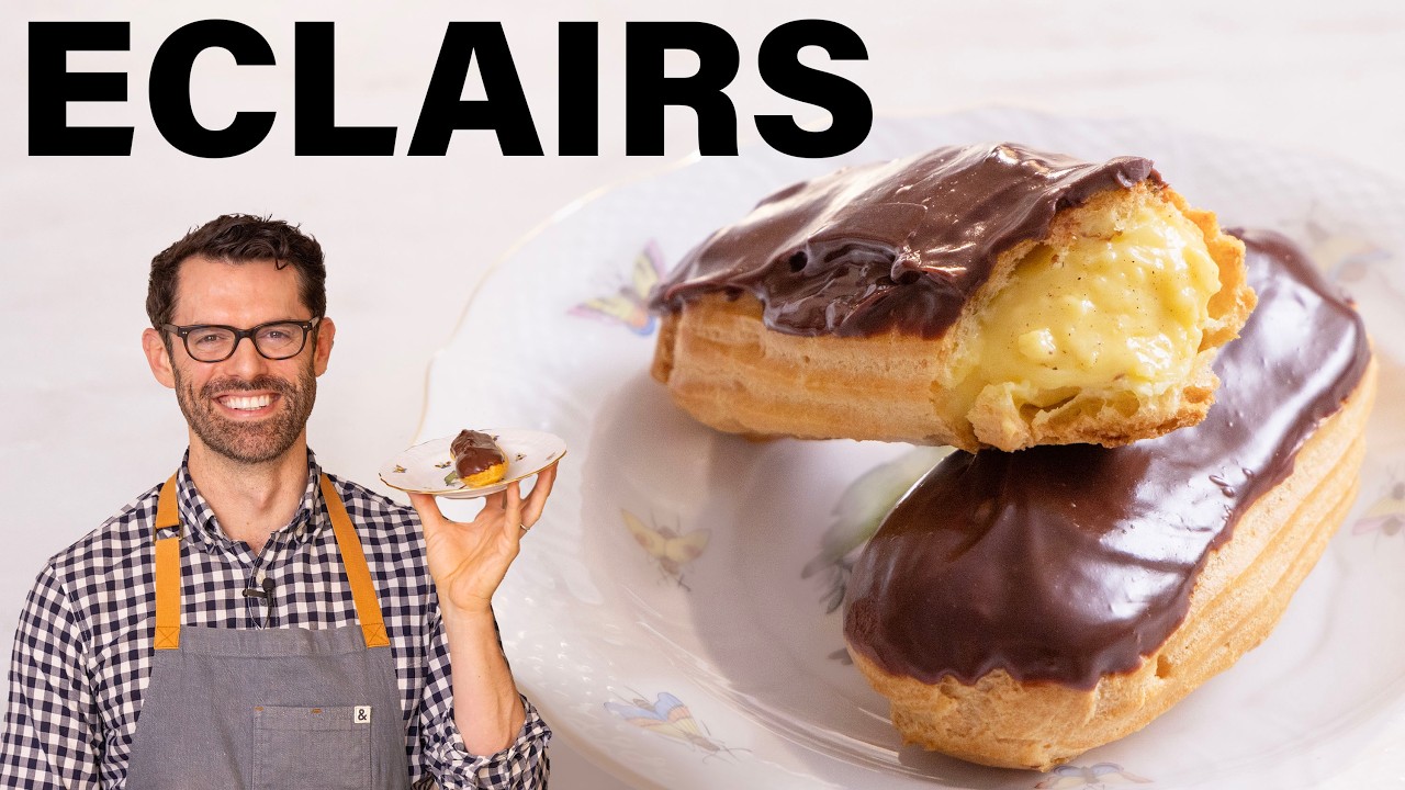 The Best Eclairs Recipe - YouTube