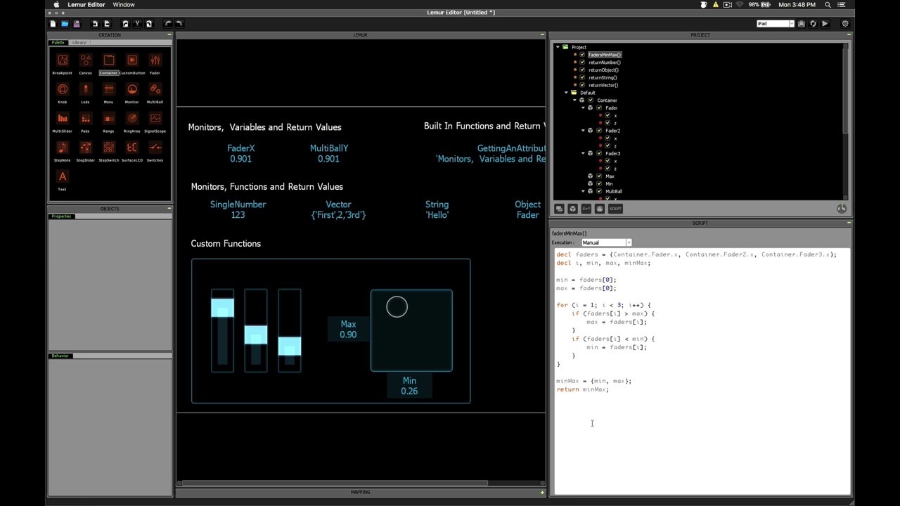 Lemur Editor In Depth Tutorial - Part 5 (Return Values & Monitors ...