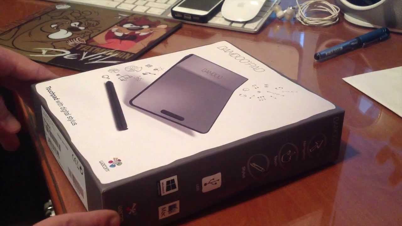 Wacom Bamboo Pad - Unboxing & Review - YouTube