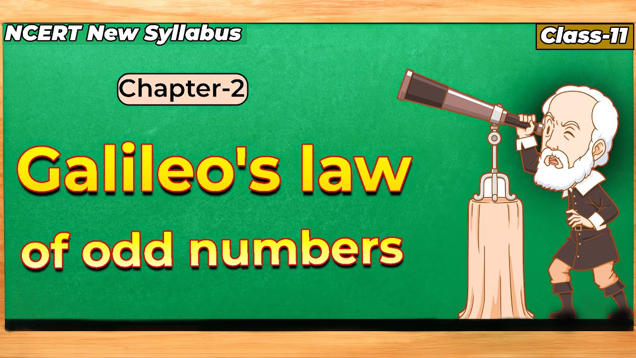 Galileo's law of odd numbers - YouTube