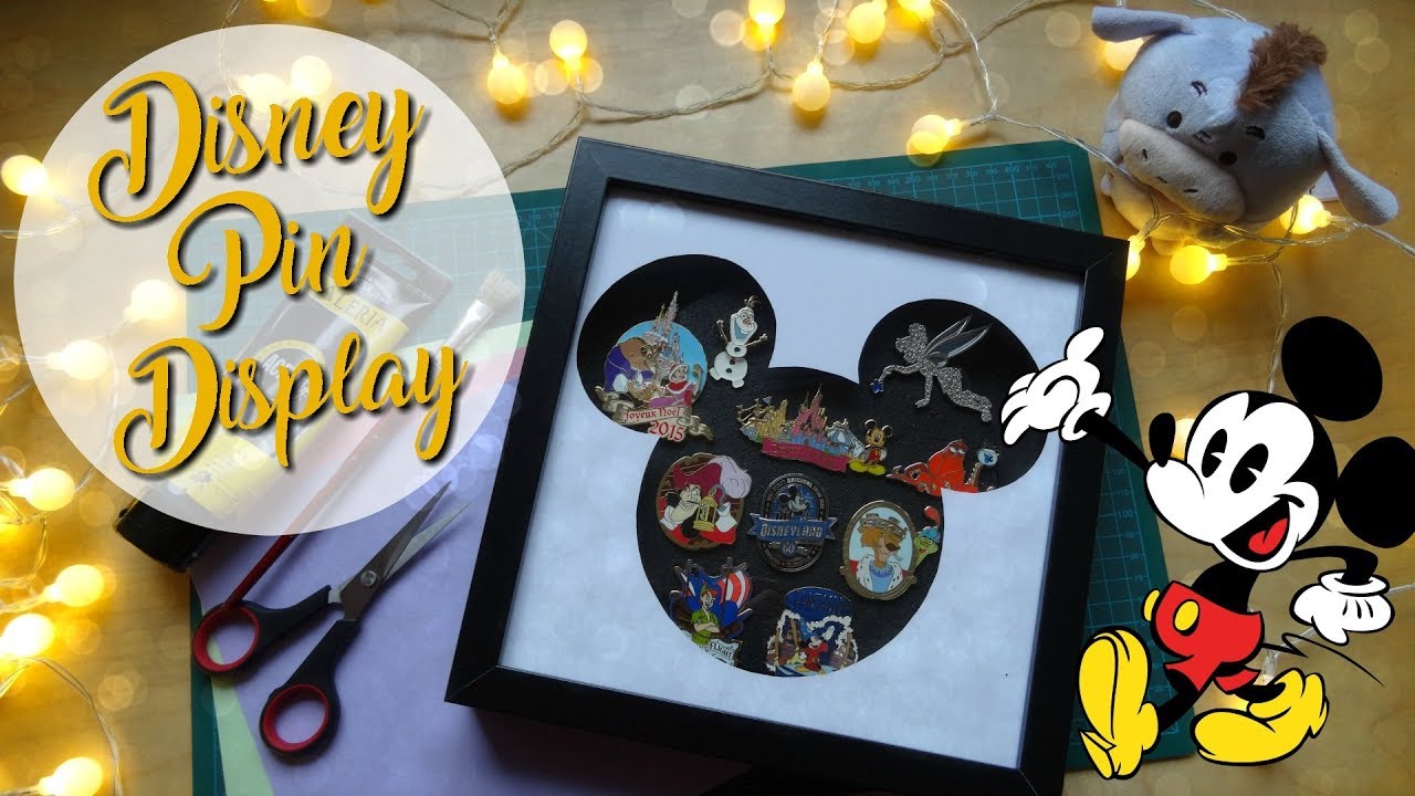 DIY Disney Pin Display | Gift Ideas - YouTube