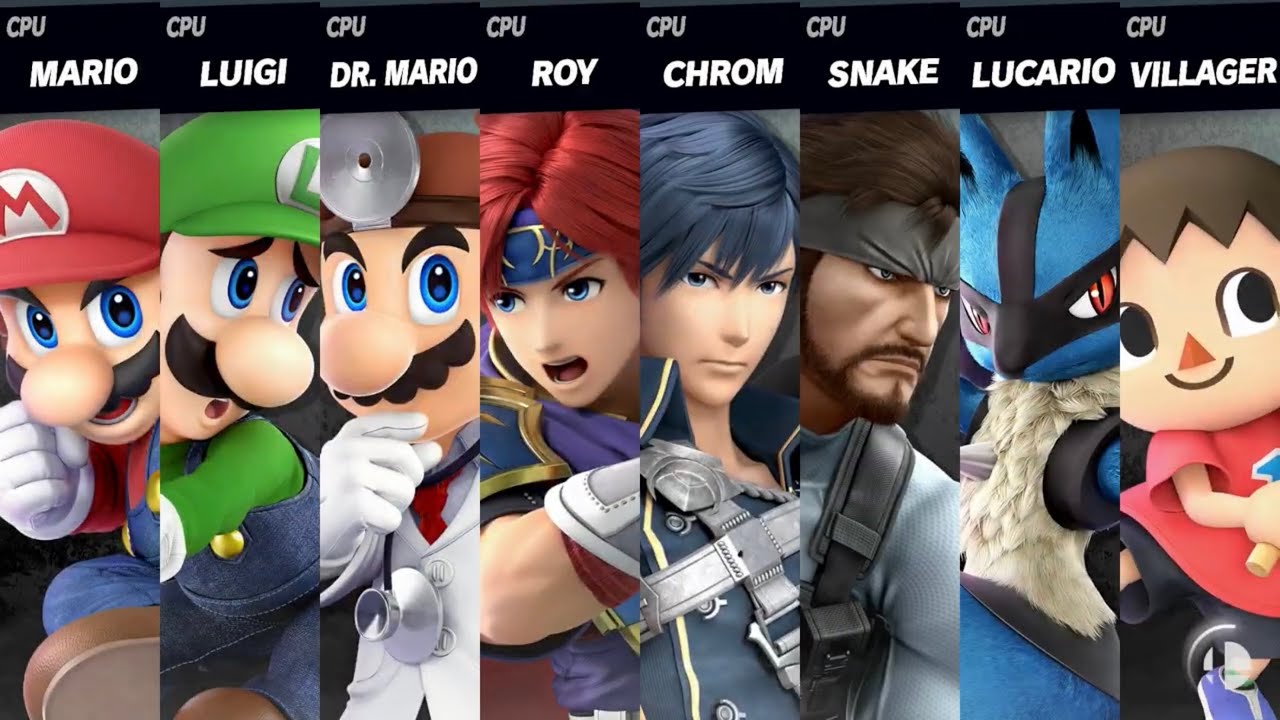 Super Smash Bros. Ultimate - All Boys Battle - YouTube