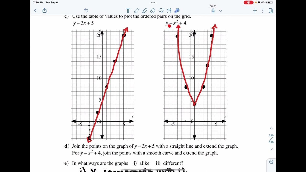 Math 20-2 Quadratic Functions L1: Preview - YouTube