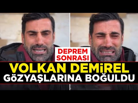 Hatayspor teknik direktörü Volkan Demirel canlı yayında gözyaşlarına boğuldu ve yardım istedi