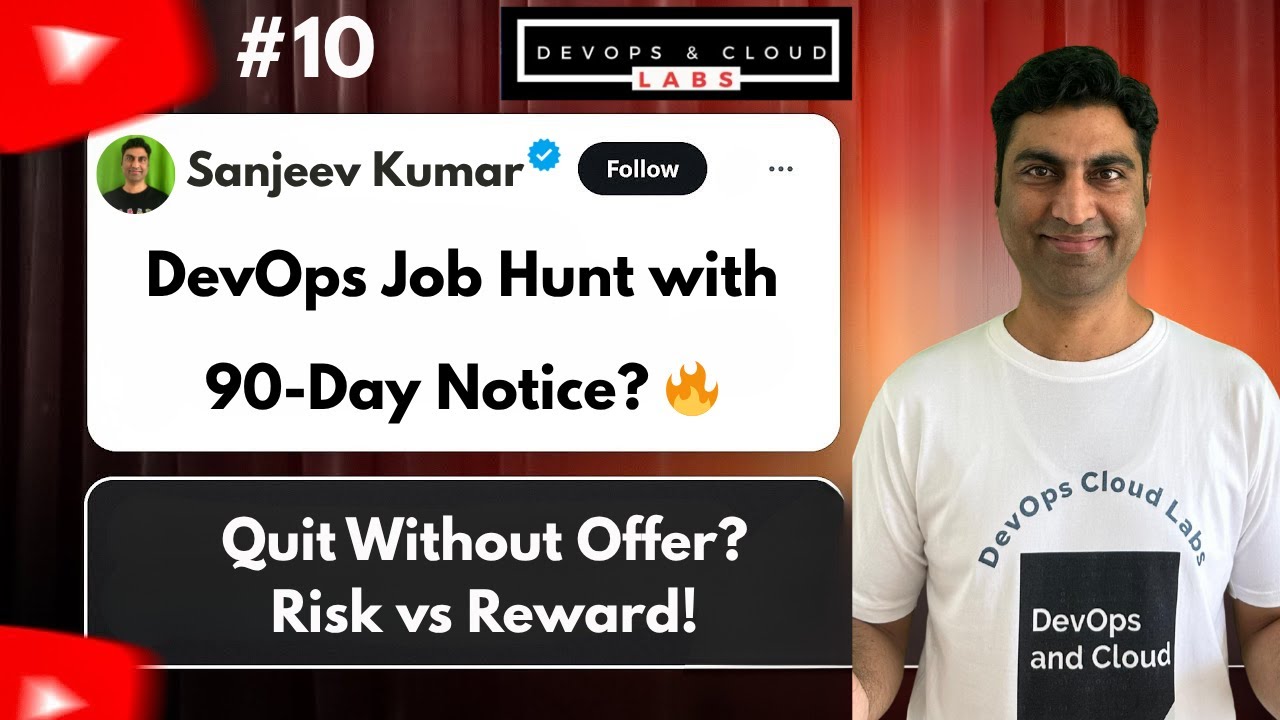 Stuck with 90-Day Notice? DevOps Career Advice You Need - YouTube