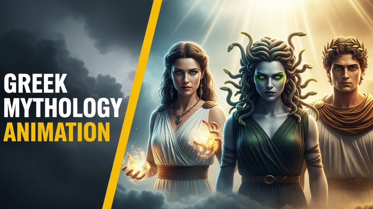 Greek Mythology Animation: Medea, Medusa & Apollo Reimagined - YouTube