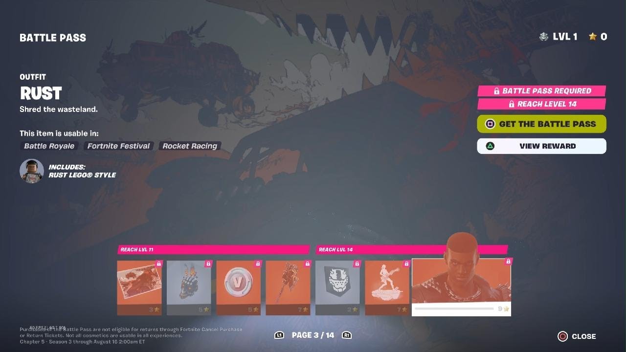 Fortnite Chapter 5 Season 3 Battlepass Rewards Showcase #fortnite - YouTube