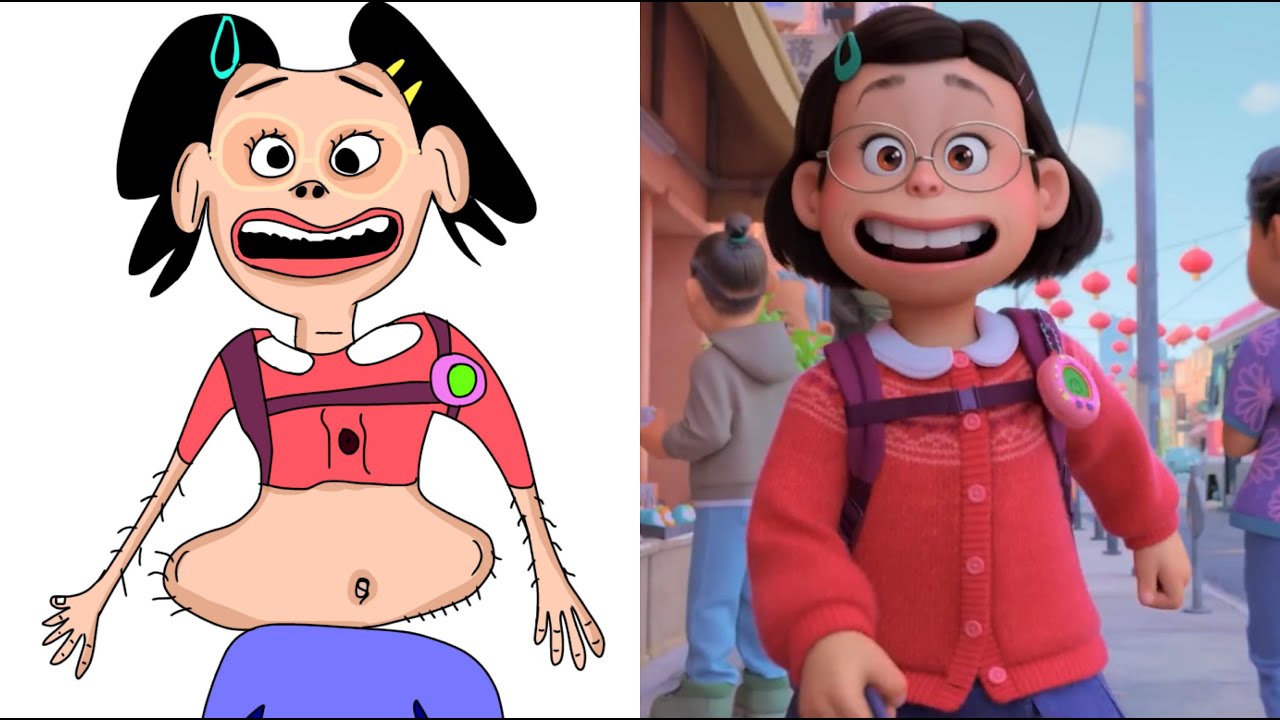 Turning Red Mei Lee but - Funny Drawing Meme (YTP) | Drawing meme - YouTube