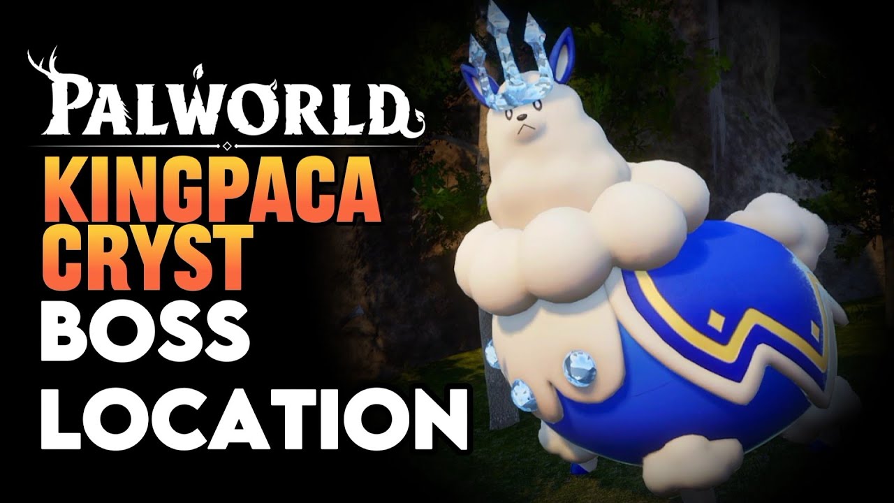 KINGPACA CRYST Boss Location | PALWORLD - YouTube