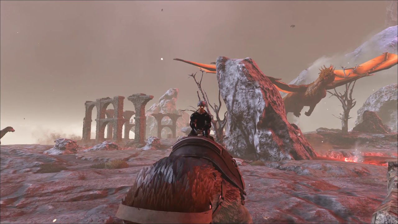 Ark Beta Dragon with therizinno's - YouTube